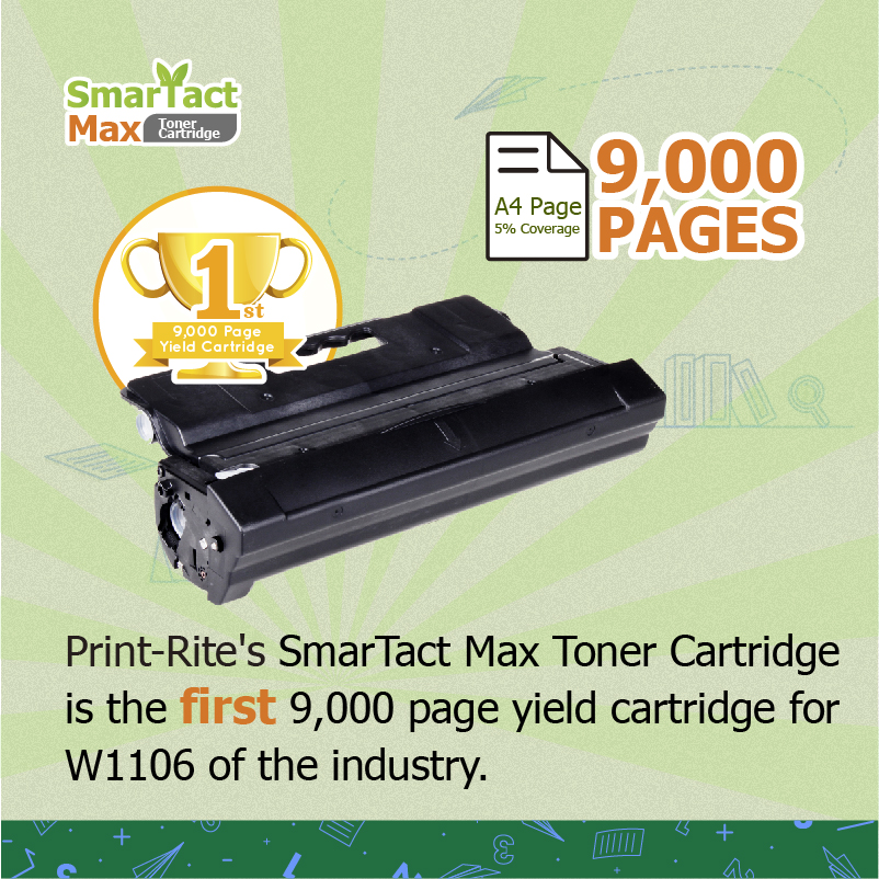 Print-Rite SmarTact Max Toner Cartridge: the 1st 9,000 Page Yield ...