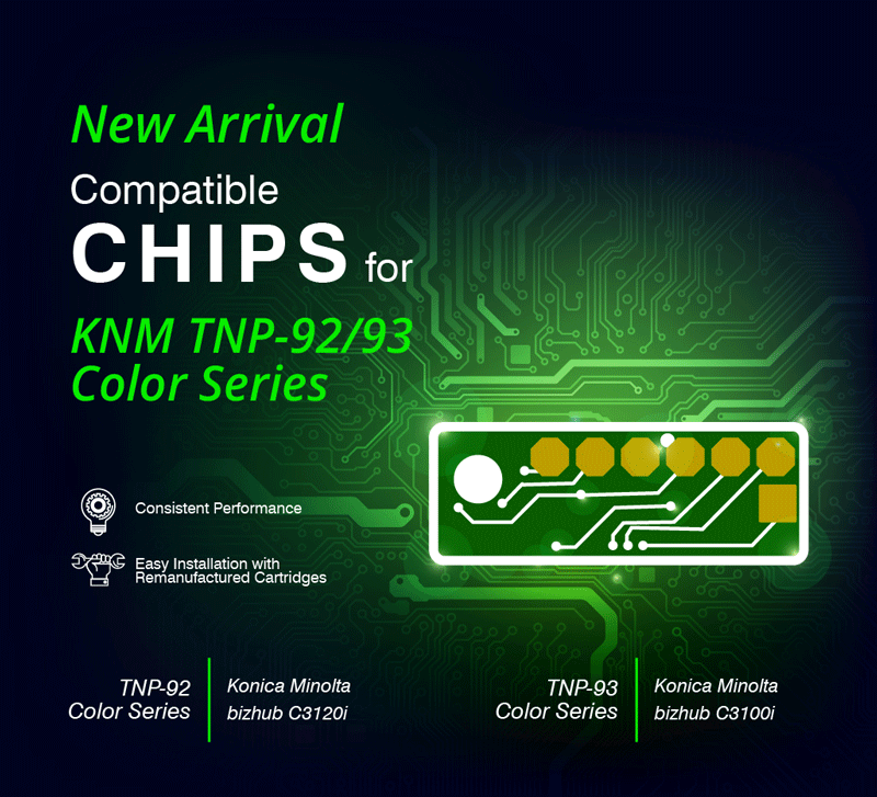 Introducing Our Latest Compatible Chips for KNM TNP-92/93 Color Series ...