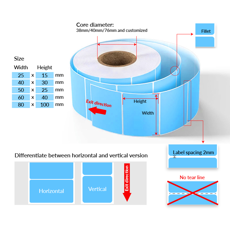 Print-Rite Self-adhesive Label of high quality - Print-Rite