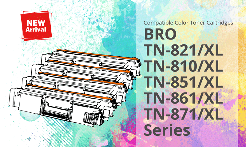 New Arrival-Print-Rite Compatible Color Toner Cartridges BRO TN-821/810 ...