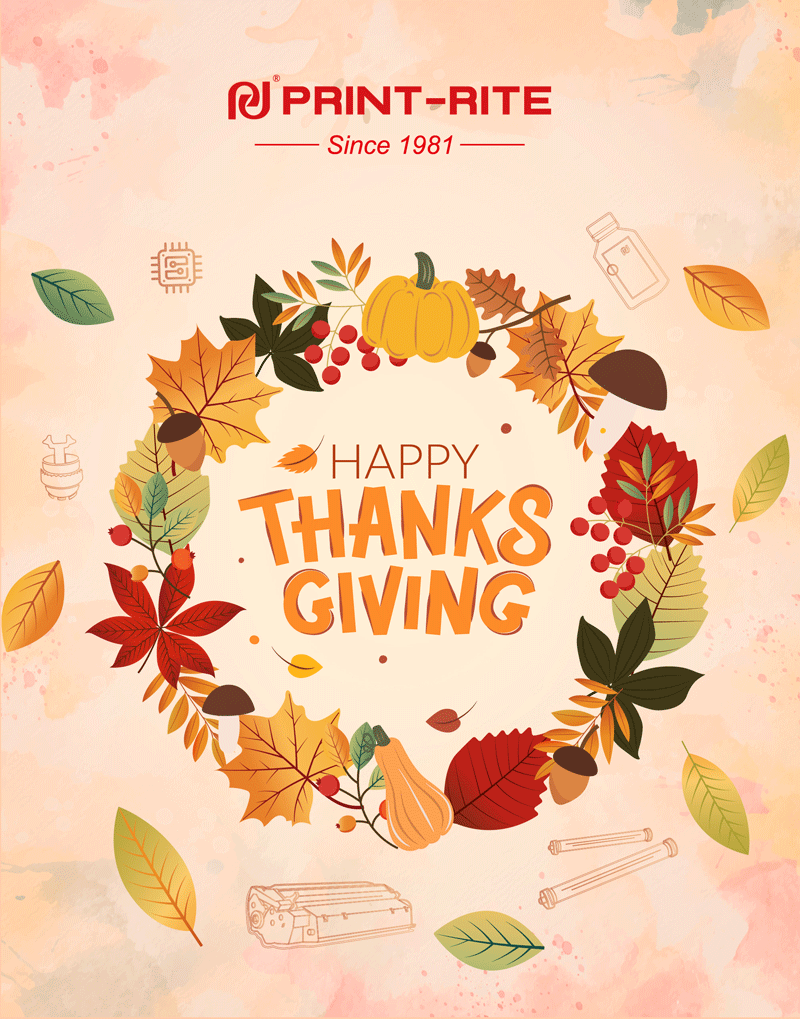 Print-Rite Wishing You a Happy Thanksgiving! - Prite-Rite