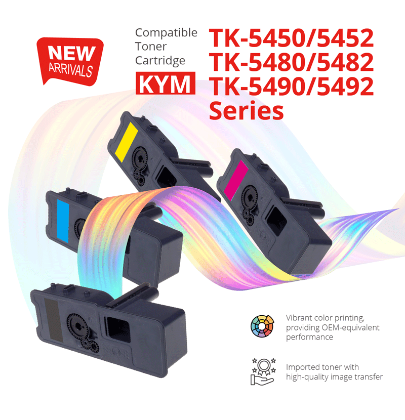 Come with Print-Rite’s New Product for Compatible KYM TK-5450, TK-5480 ...