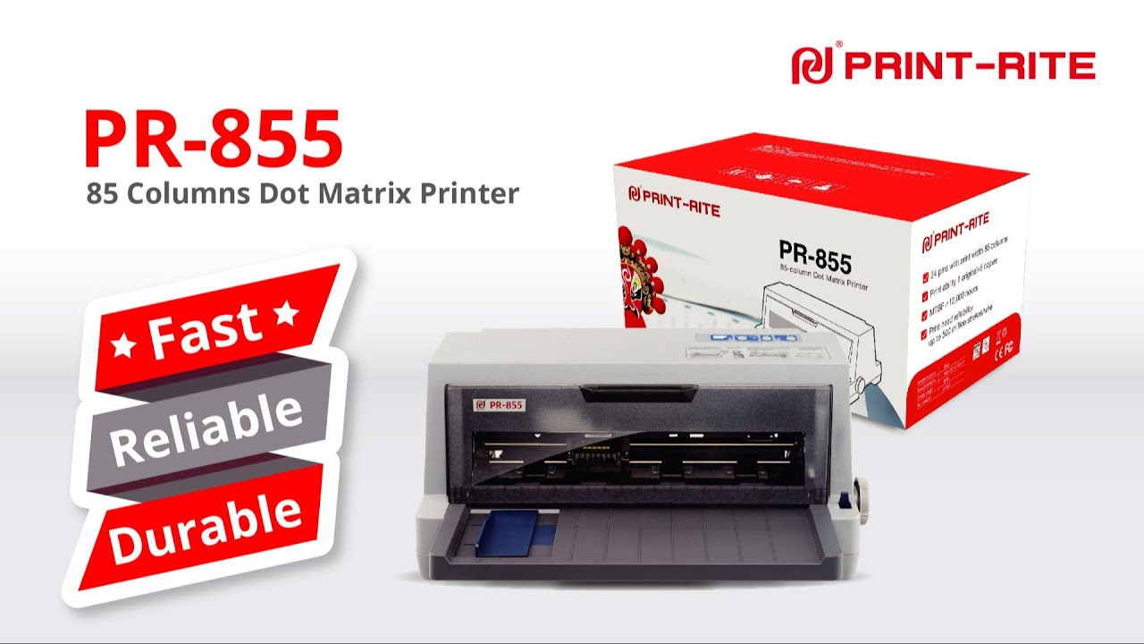 Introducing the PR-855 Dot Matrix Printer- Fast, Reliable, and Durable ...